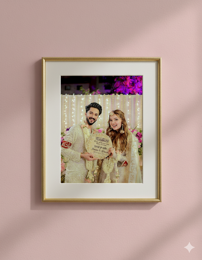 Customized Gifts Pakistan | Nikah Frames | Photo Frames — Gift Studio ...